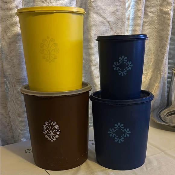 Accents | Vintage Tupperware Colorful Home Accent Storage Containers ...